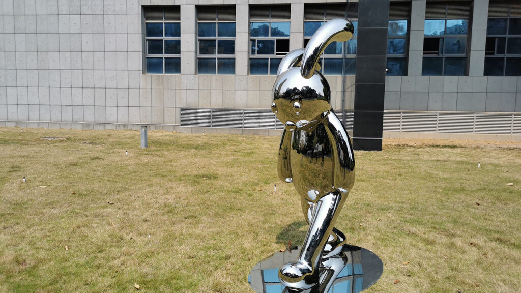 Modern Large Metal Rabbit Sculpture Park Decor (10) - Professional ...